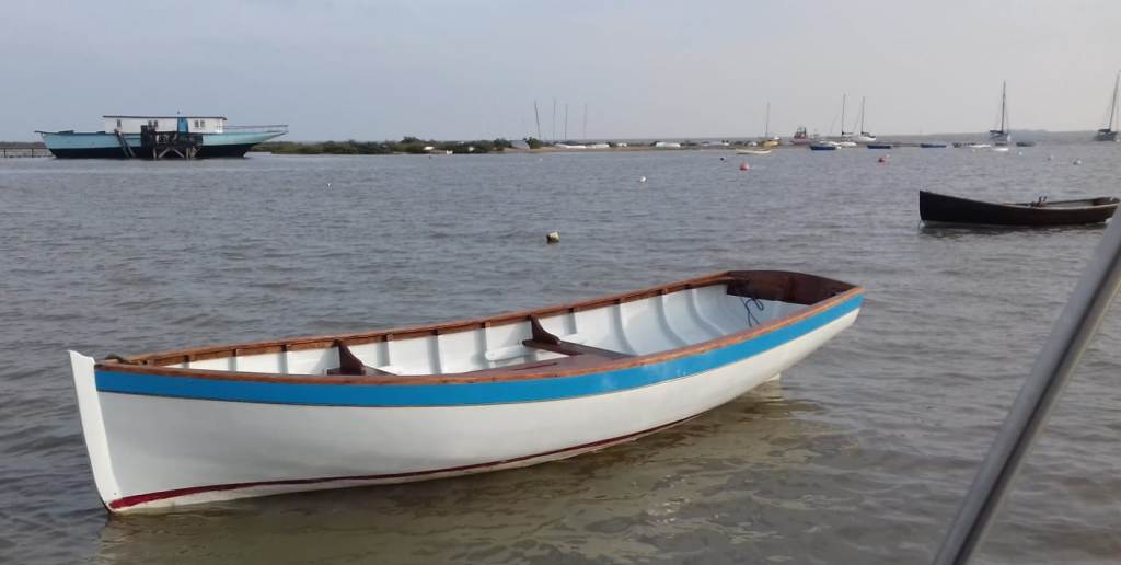16ft Classic wooden Sailing Dinghy, 1890's, Gremlin - MJ Lewis Boat Sales